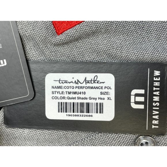 Travis Mathew | Shirts | New Travis Matthew Men Xl Coto Polo Shirt Golf ...